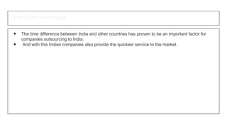 Why is india good for outsourcing | PPT