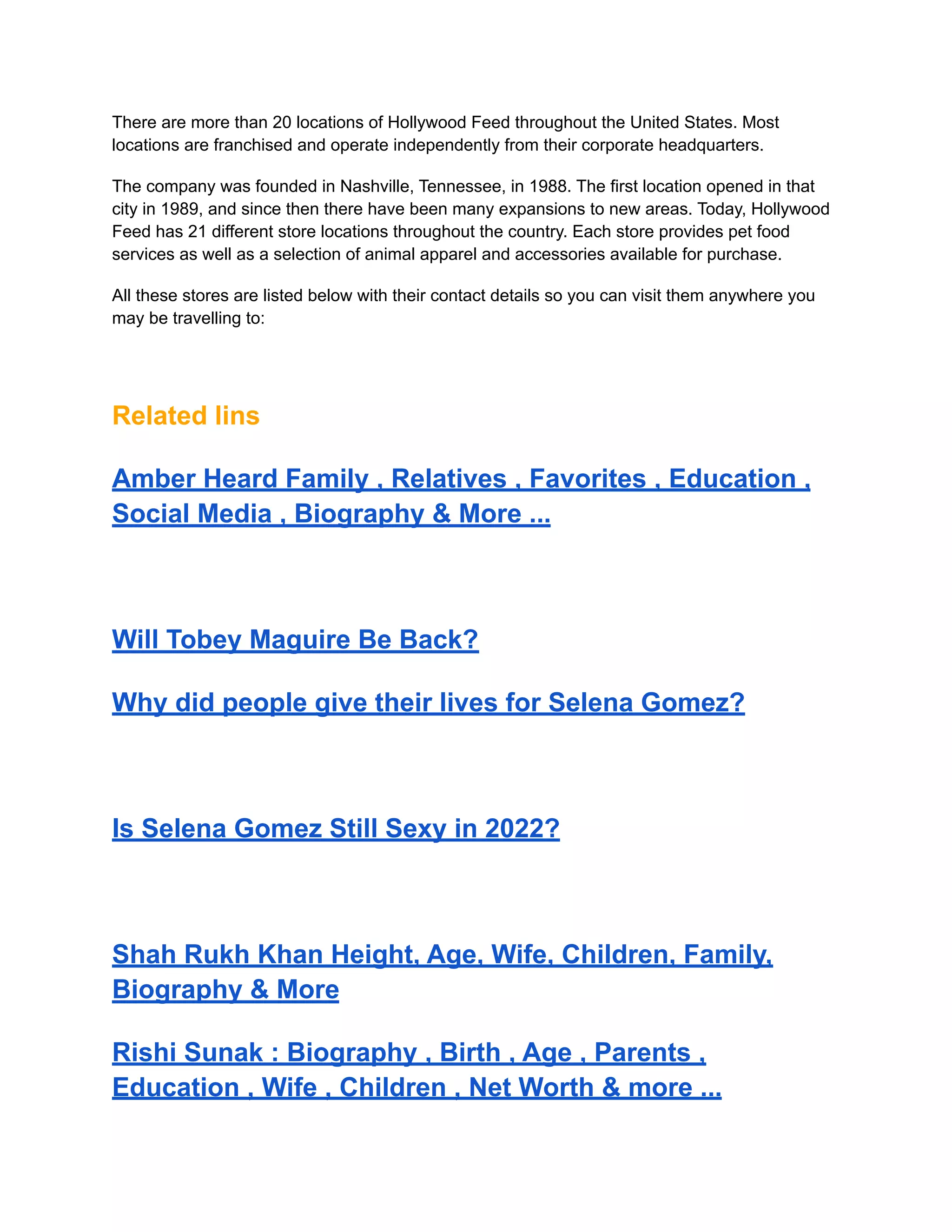 Why is it called Hollywood Feed .pdf