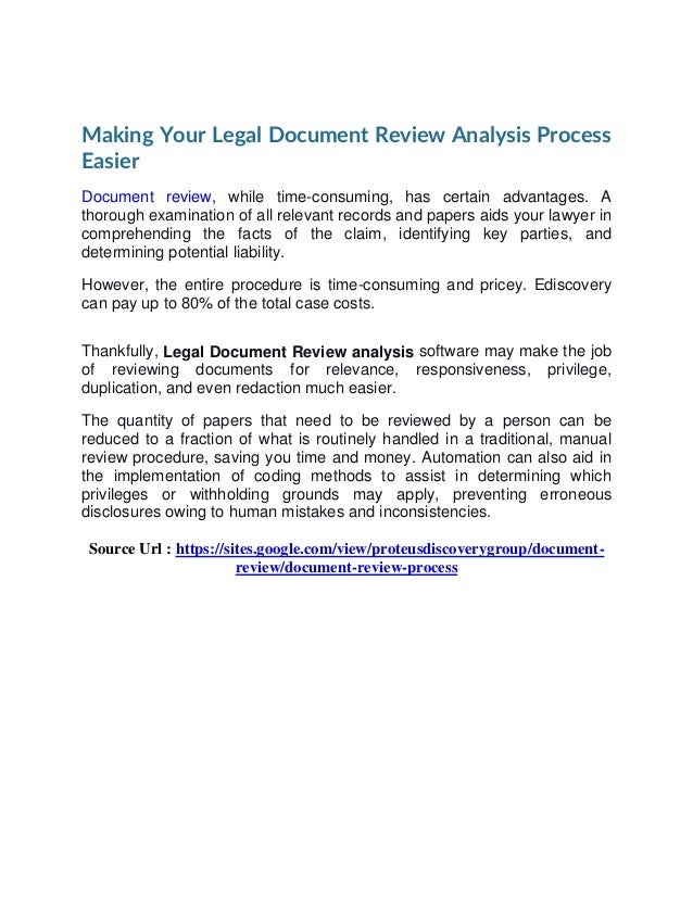 Why is it important to master the document review process.pdf