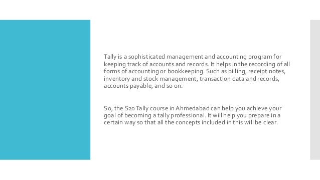 Why Is Learning Tally Great For Your Future Career? | PPT