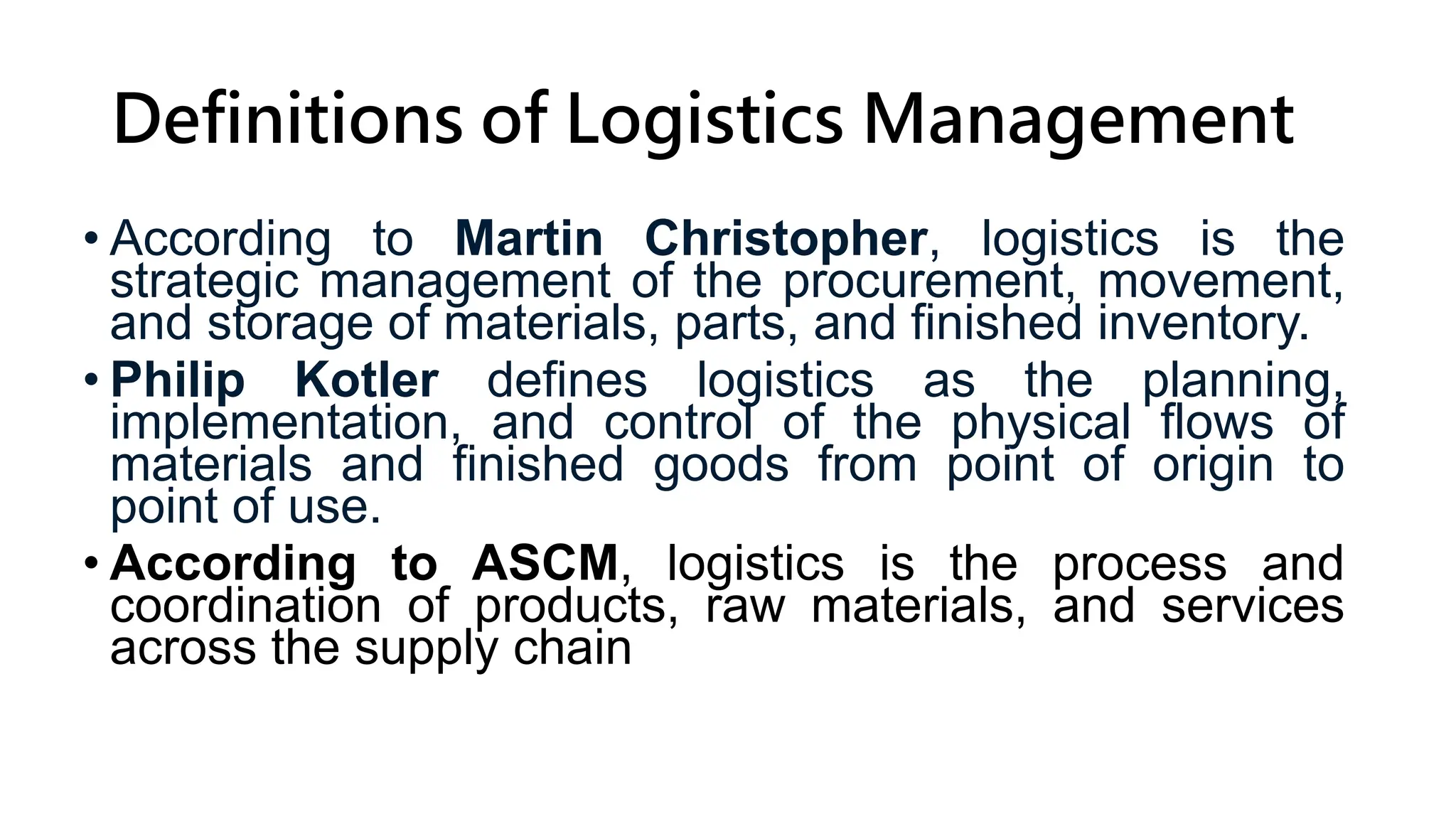 Why is logistics important by G Nagarajan.pptx
