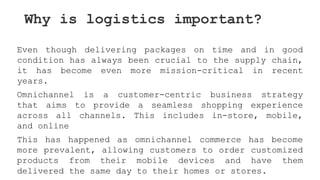 Why is logistics important by G Nagarajan.pptx