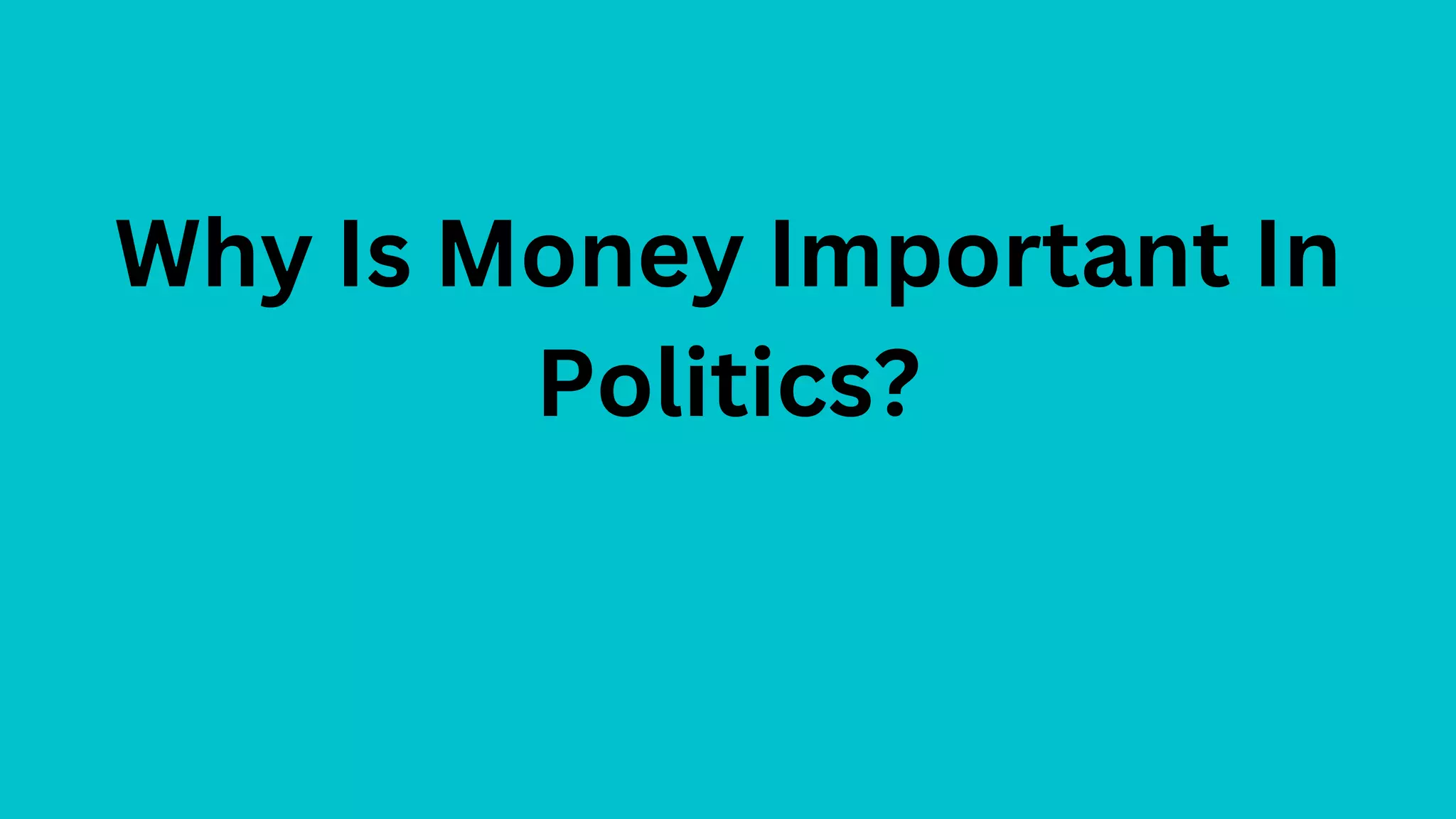 Why Is Money Important In Politics.pdf
