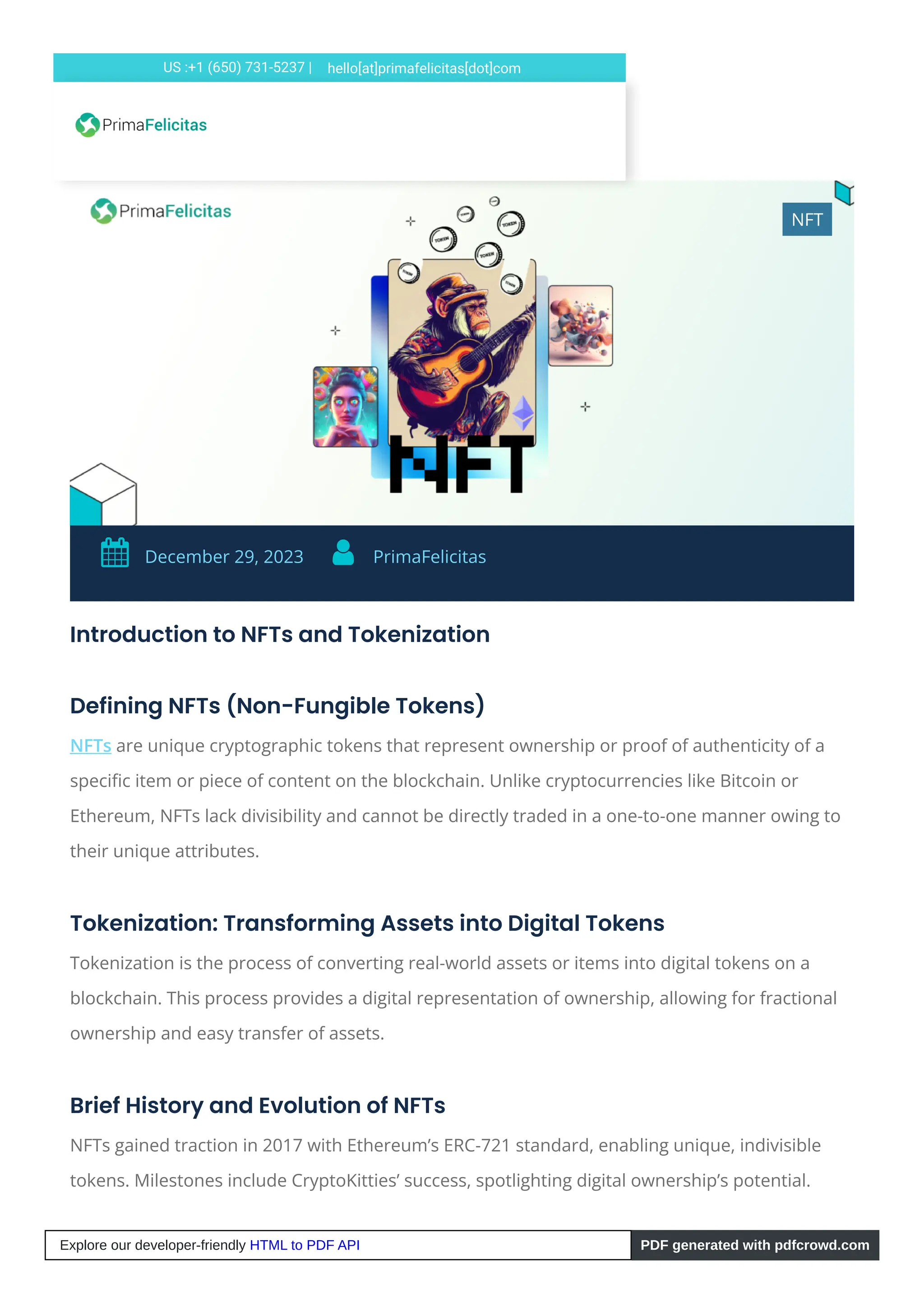 Why Is NFT and Tokenization Important.pdf