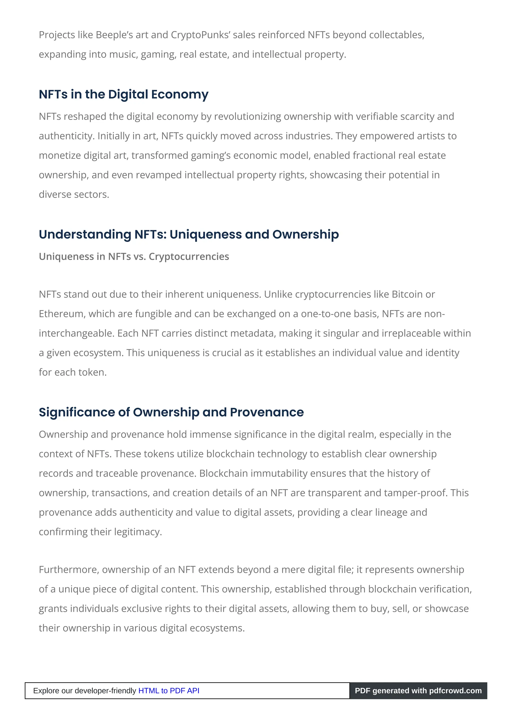 Why Is NFT and Tokenization Important.pdf
