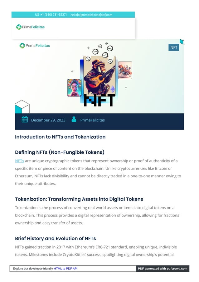 Why Is NFT and Tokenization Important.pdf