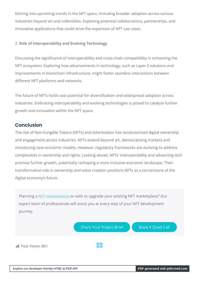 Why Is NFT and Tokenization Important.pdf