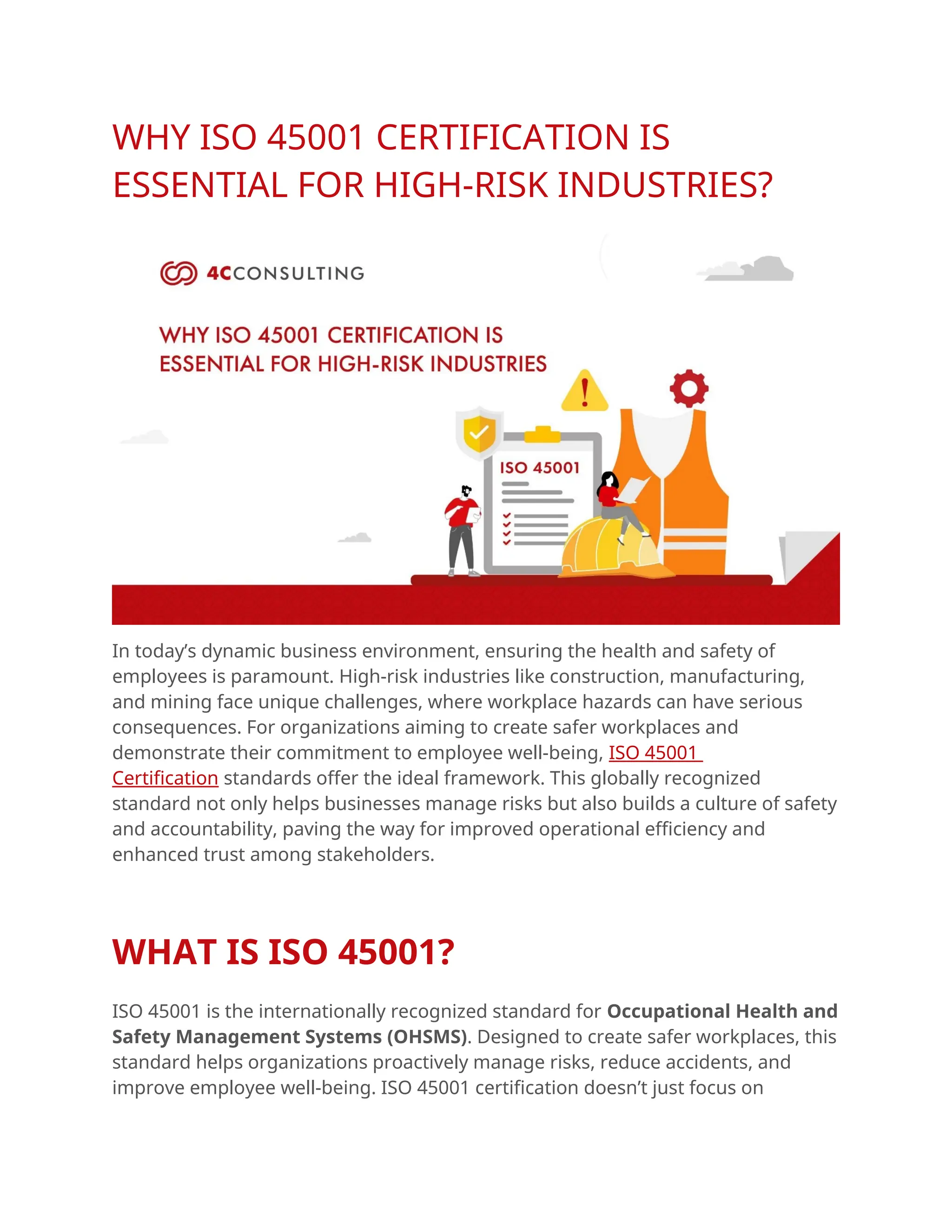 Why ISO 45001 Certification is Essential for High-Risk Industries.docx