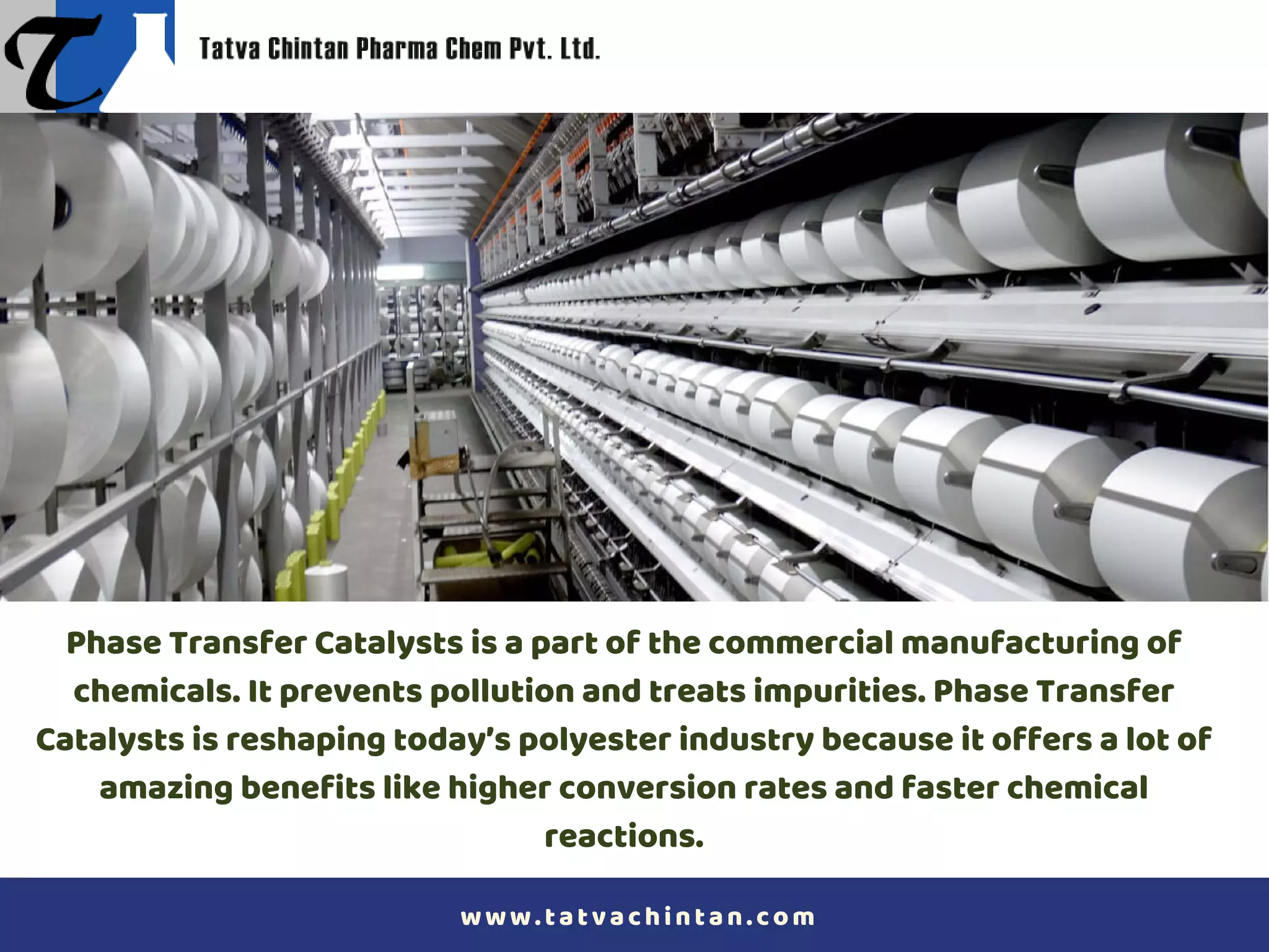 Importance of Phase Transfer Catalysts for Polyester Industry | PDF