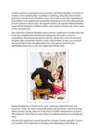 Why is raksha bandhan celebrated.docx