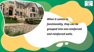 Why Is Retaining Wall Key to Safe Landscaping on Sloped Land | PPTX