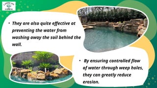 Why Is Retaining Wall Key to Safe Landscaping on Sloped Land | PPTX