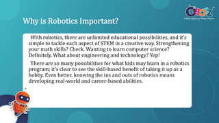 Why is Robotics Important? | PPTX