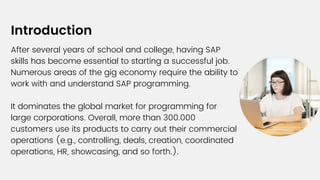Why Is SAP So Important | PDF