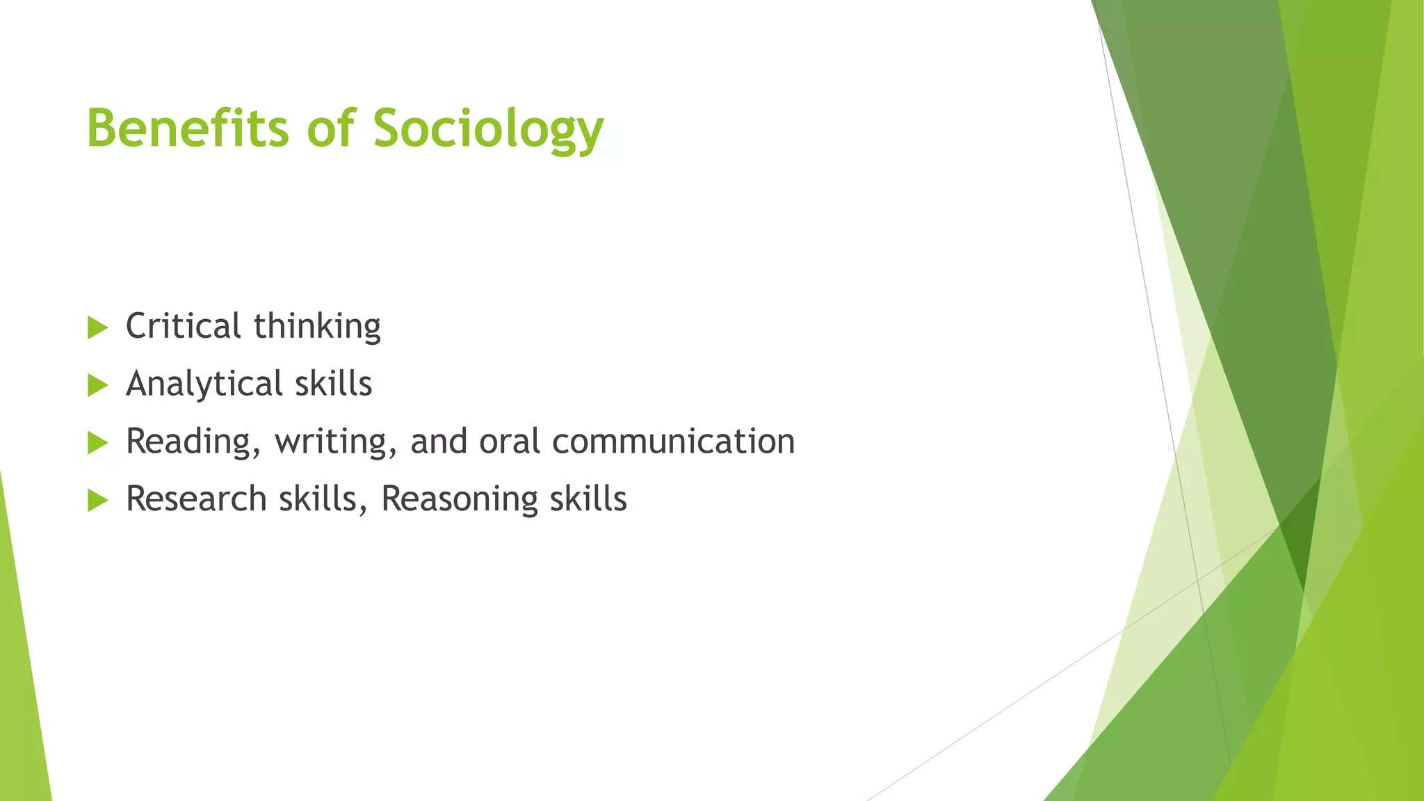 Why is sociology important | PPTX