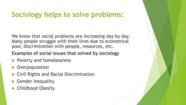 Why is sociology important | PPTX | Education