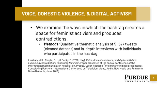 Understanding #WhyIStayed | PPT