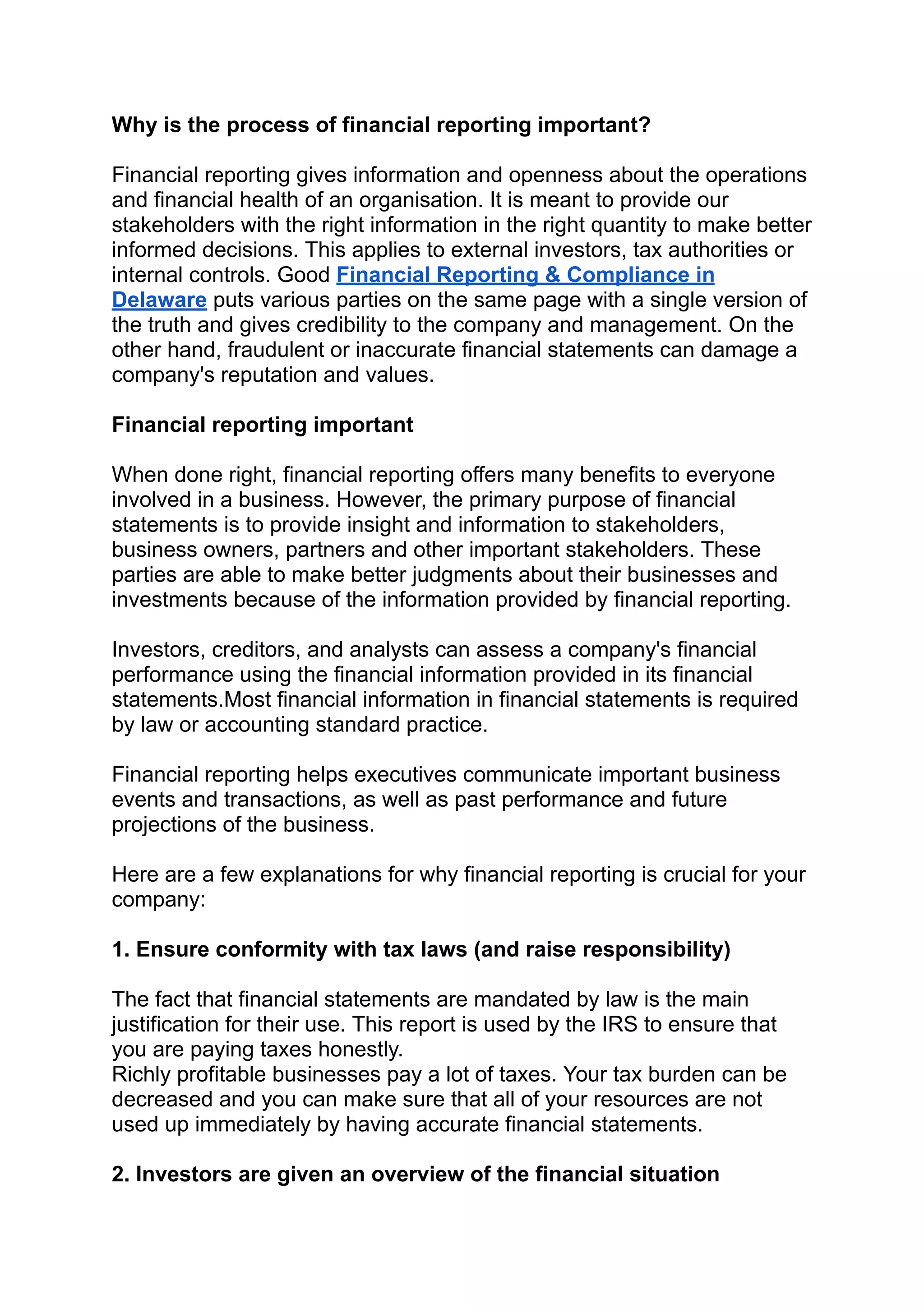 Why is the process of financial reporting important.pdf