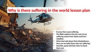 Why is there suffering in the world lesson plan - OLD VERSION | PPTX