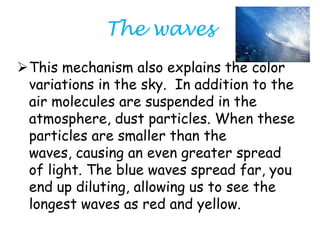 Why is the sky blue | PPSX