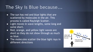 Why is the sky blue | PPTX | Geography | Science