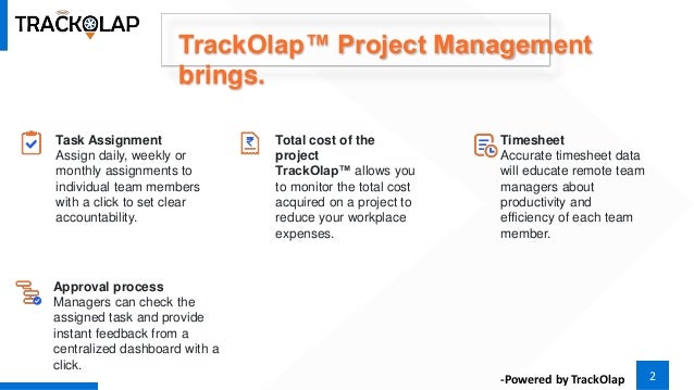 Project & Work Management Software - Trackolap | PPTX