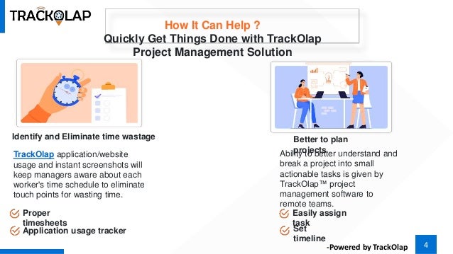 Project & Work Management Software - Trackolap | PPTX