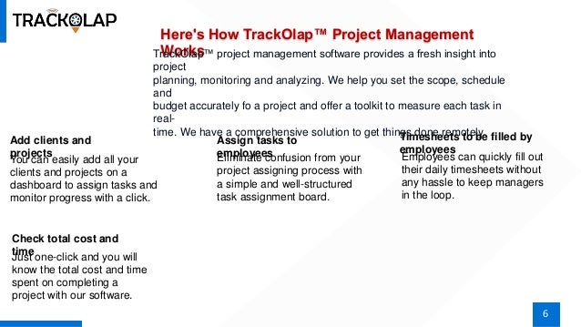 Project & Work Management Software - Trackolap | PPTX