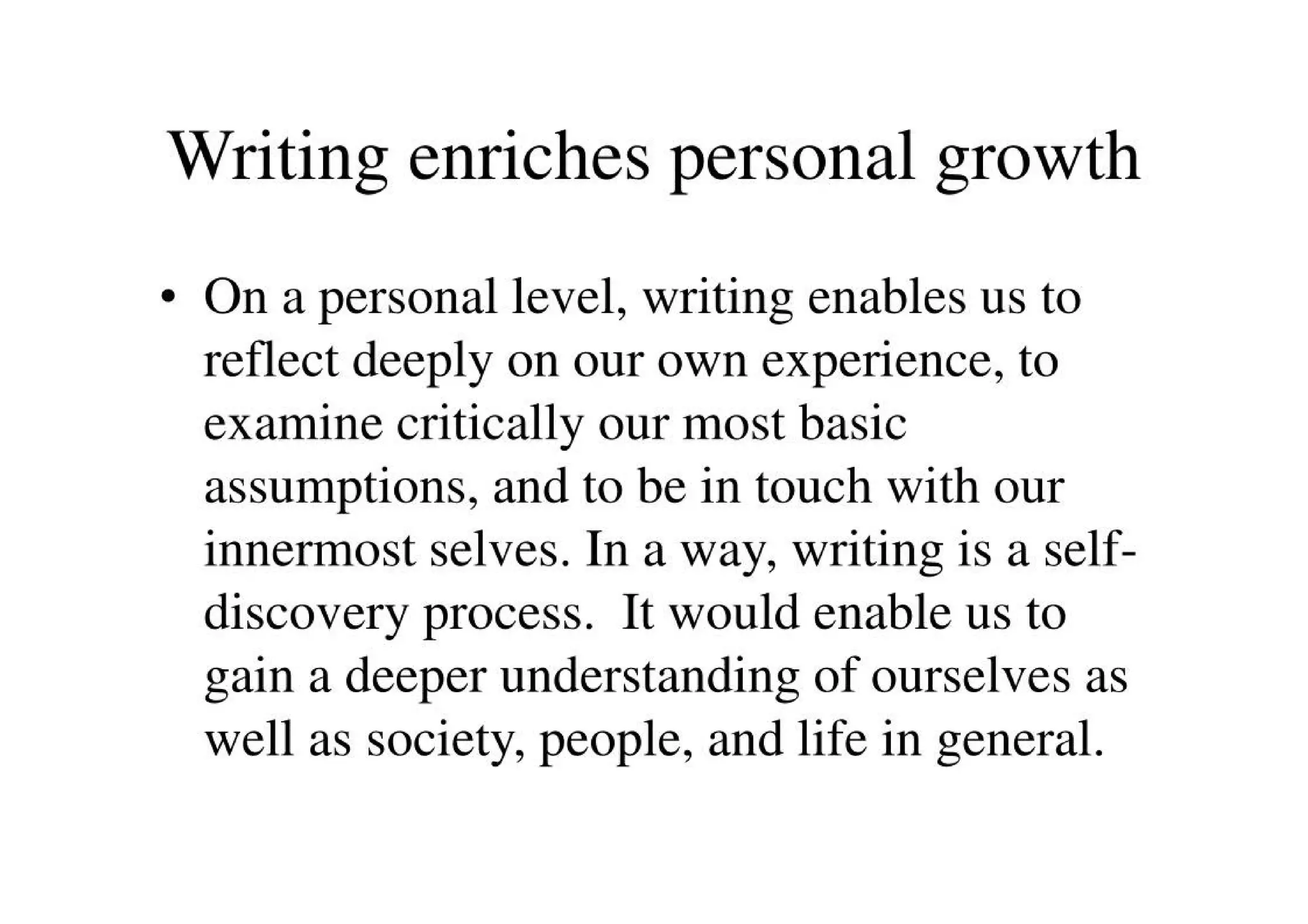 WHY IS WRITING SO IMPORTANT PPT why-is-writing-so-important-ppt