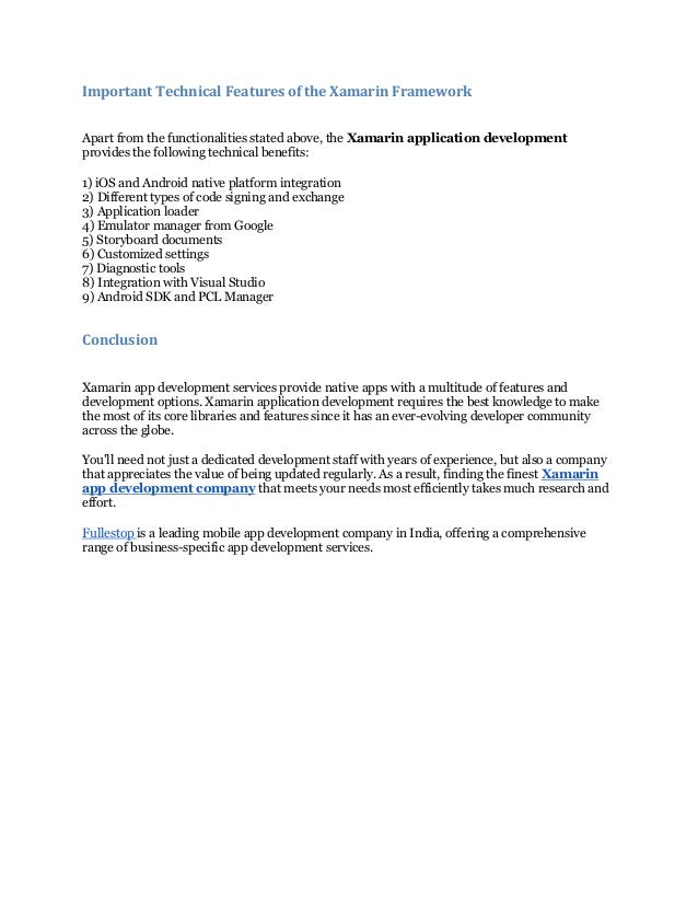 Why is xamarin the most popular framework for business app development ...