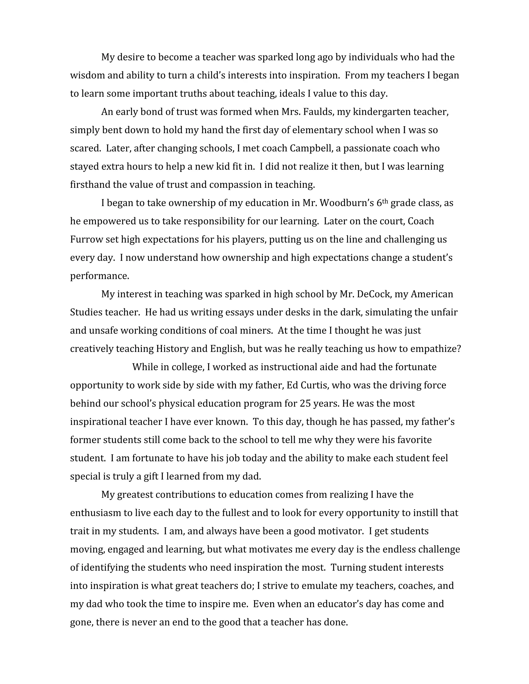 Why i teach | DOCX