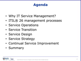 Why IT Project Managers need to know IT Service Management - By Mr Goh ...