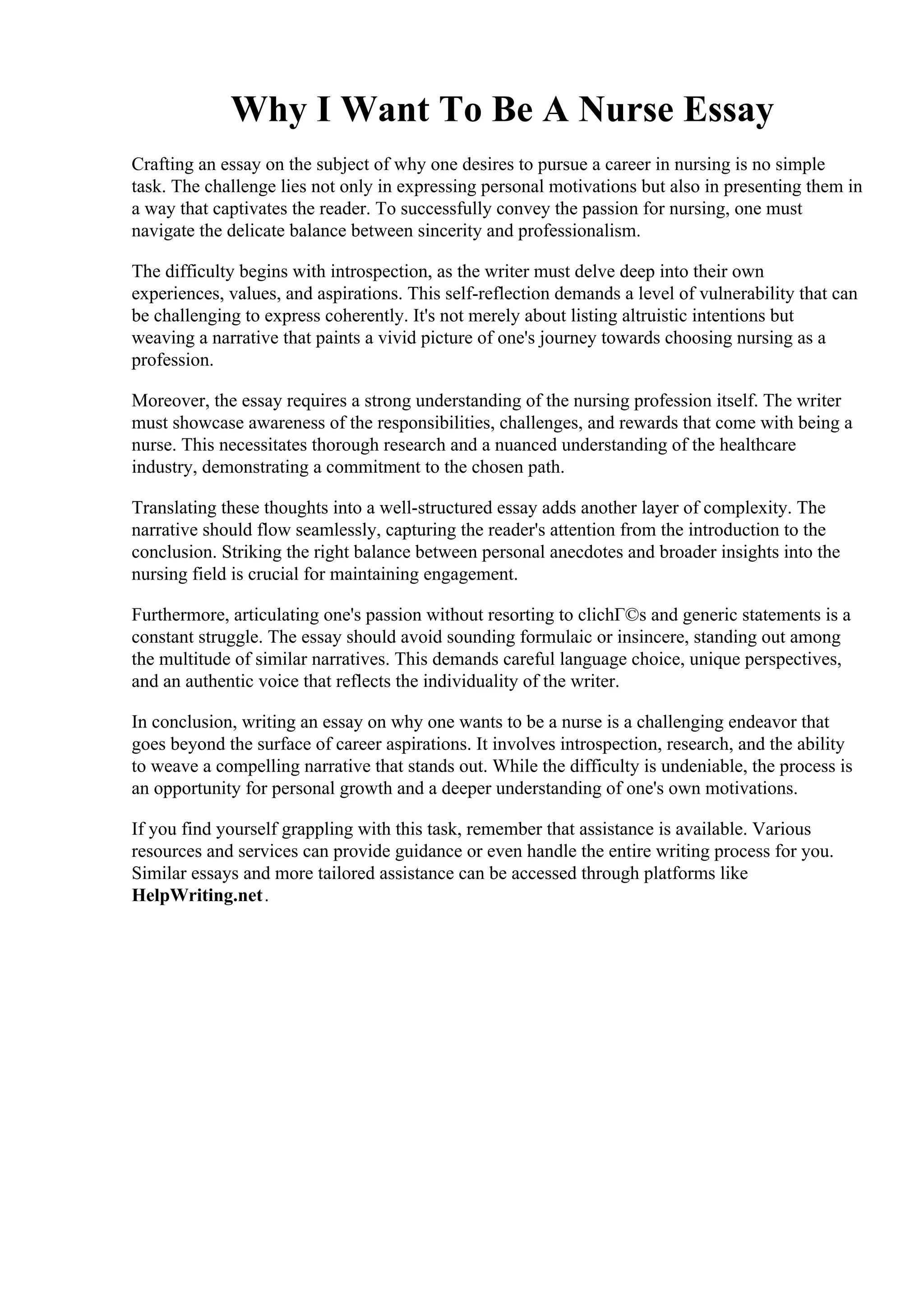 Why I Want To Be A Nurse Essay.pdf