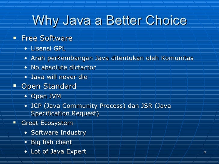 Why Java