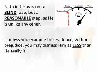 Why Jesus part 5 (Unlike Other Leaders) | PPTX | Christianity ...