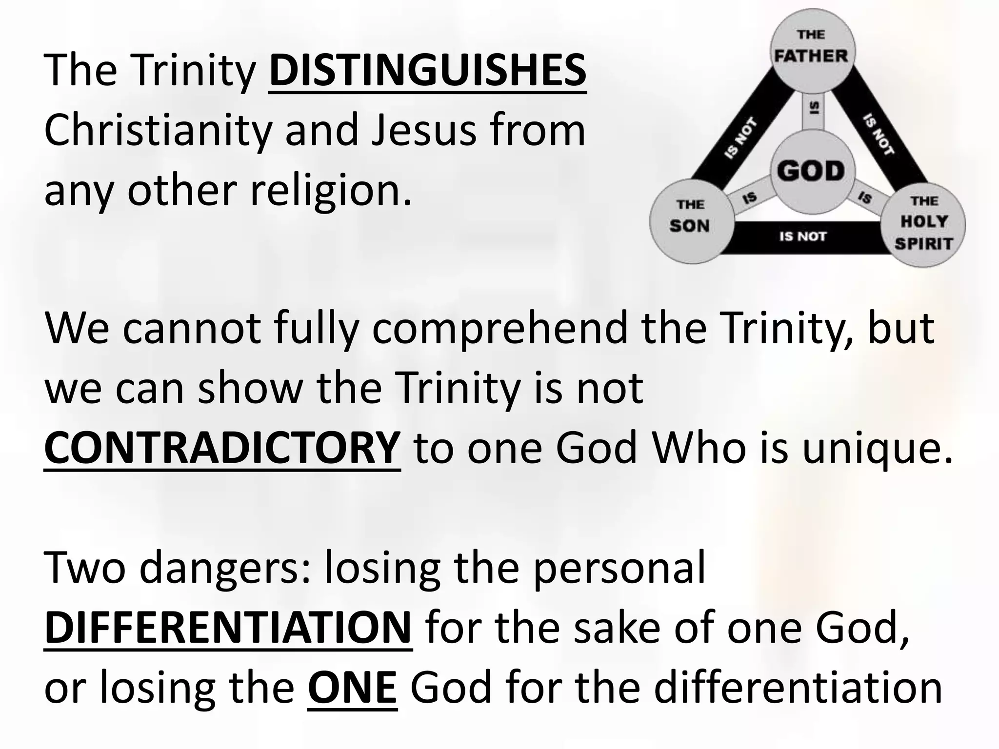 Why Jesus Part 6 (The Trinity) | PPT