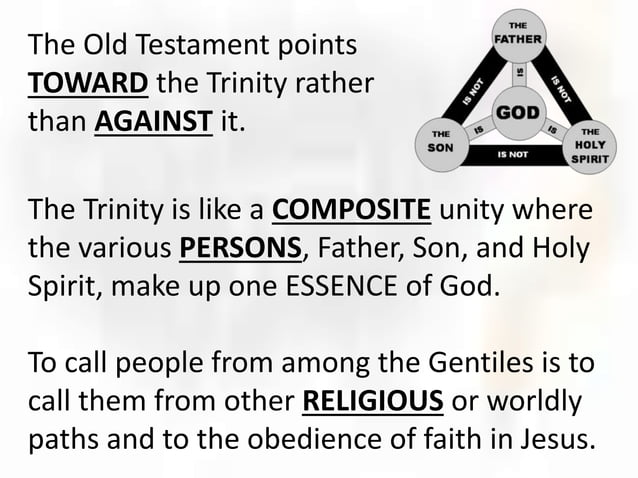 Why Jesus Part 6 (The Trinity) | PPT