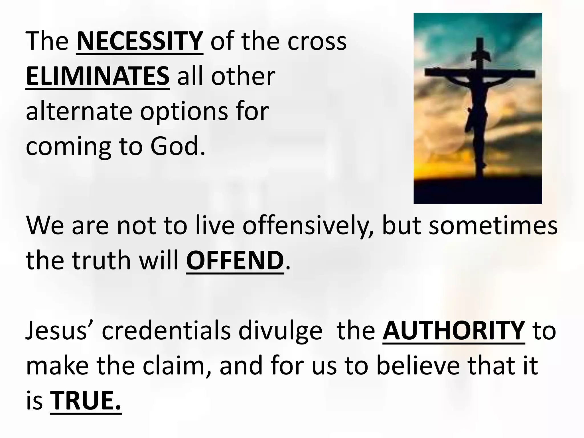 Why Jesus part 7 (I am the Way...) | PPTX