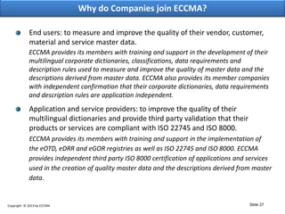Why join ECCMA | PPT