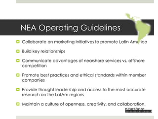 Why Join the Nearshore Executive Alliance? | PPT