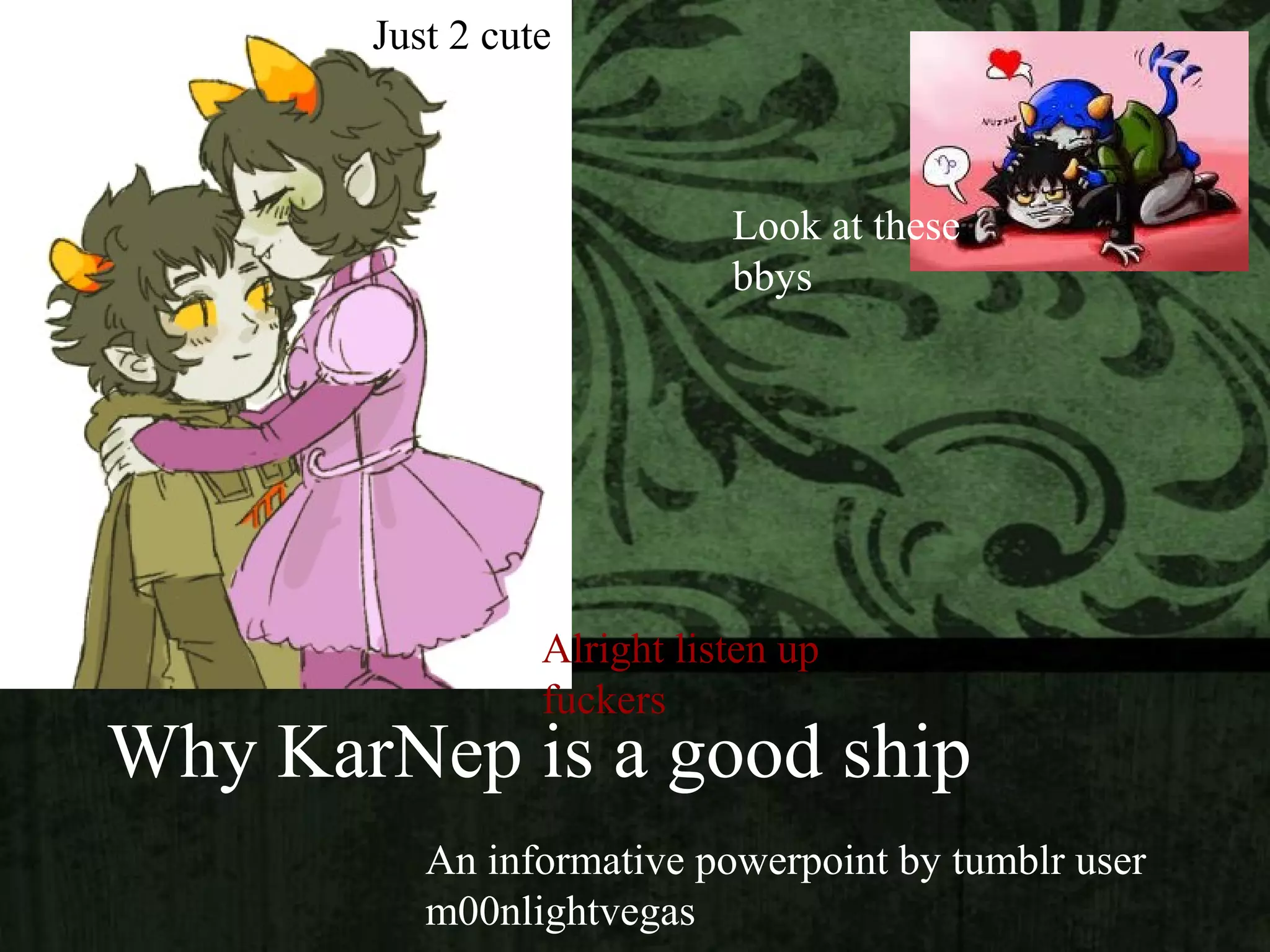 Why kar nep is a good ship | PPT