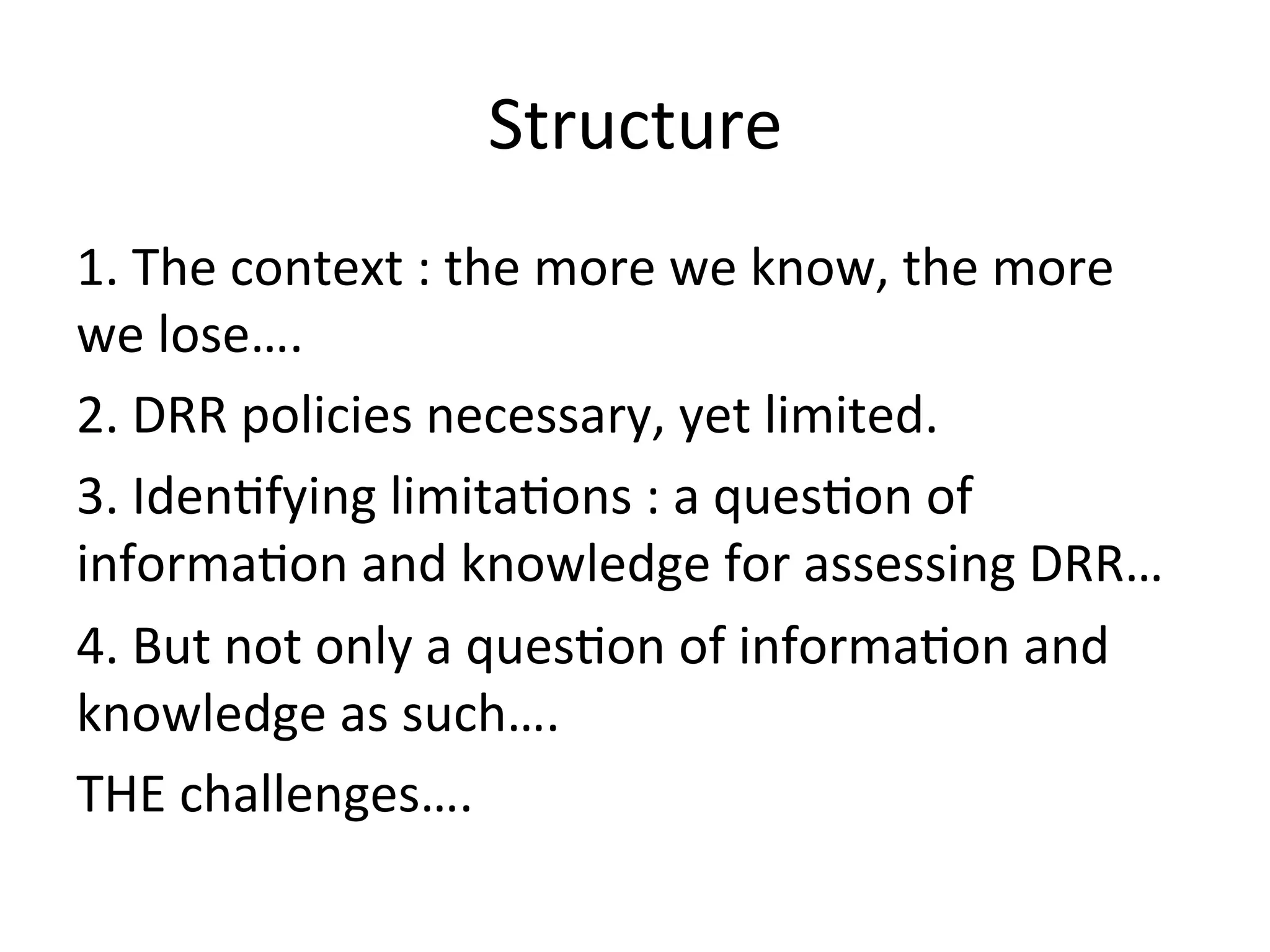 Why know 4-drr conference final 19 5 | PPT