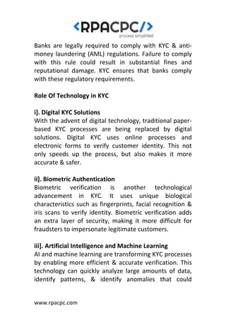 Why KYC Verification is Crucial for Modern Banking Security.docx