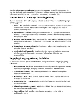 Why Language Learning Should Be Part of Your Education | PDF