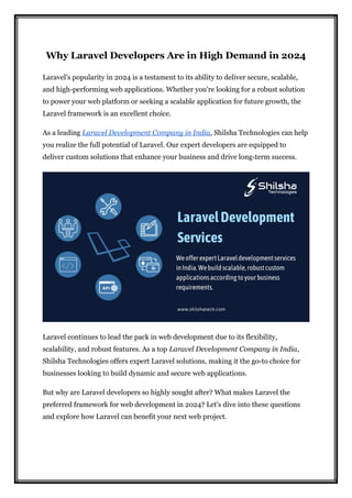 Why Laravel Developers Are in High Demand in 2024.docx