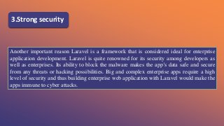 Why laravel is best for enterprise web application? | PPT
