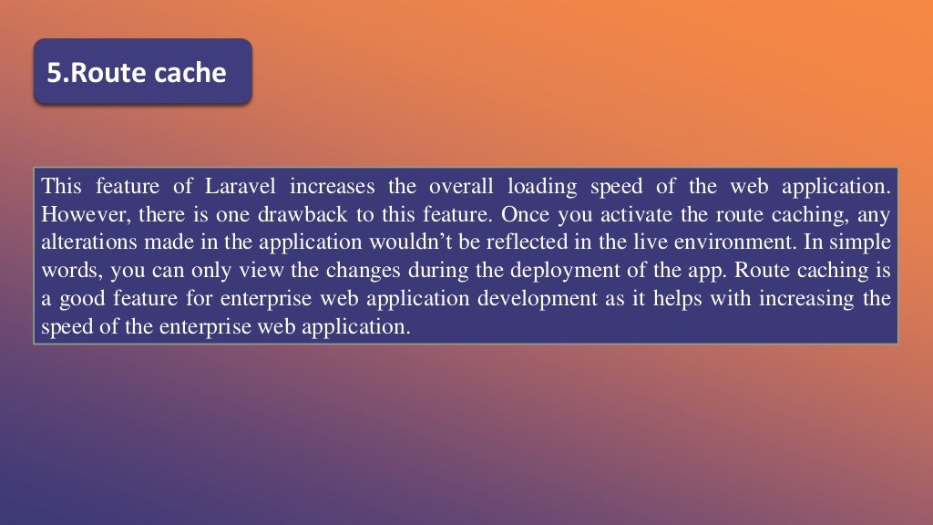 Why Laravel Is Best For Enterprise Web Application Ppt