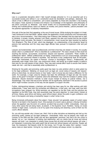 Why law? | DOCX