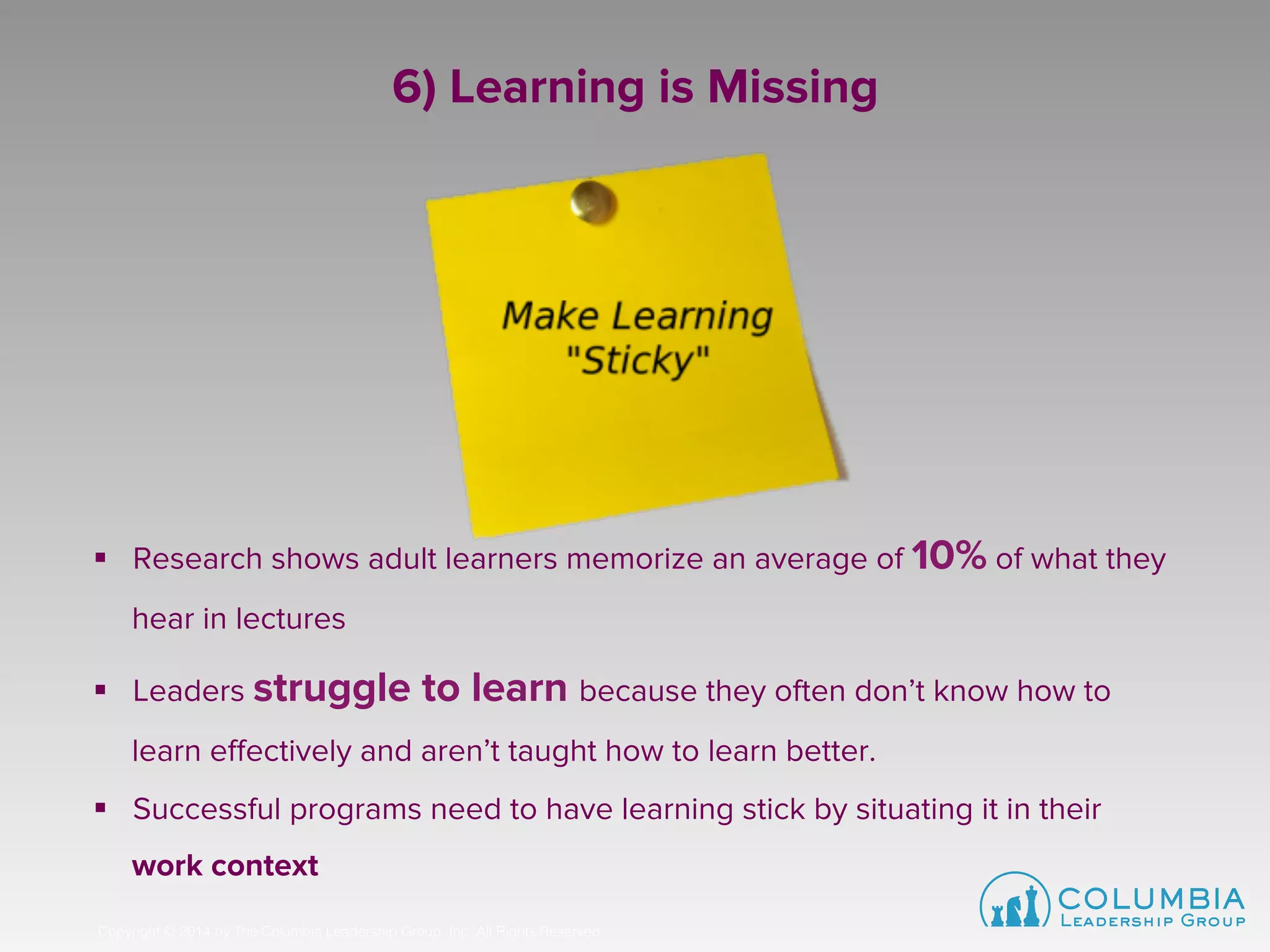 7 Reasons Why Leadership Development Fails | PDF