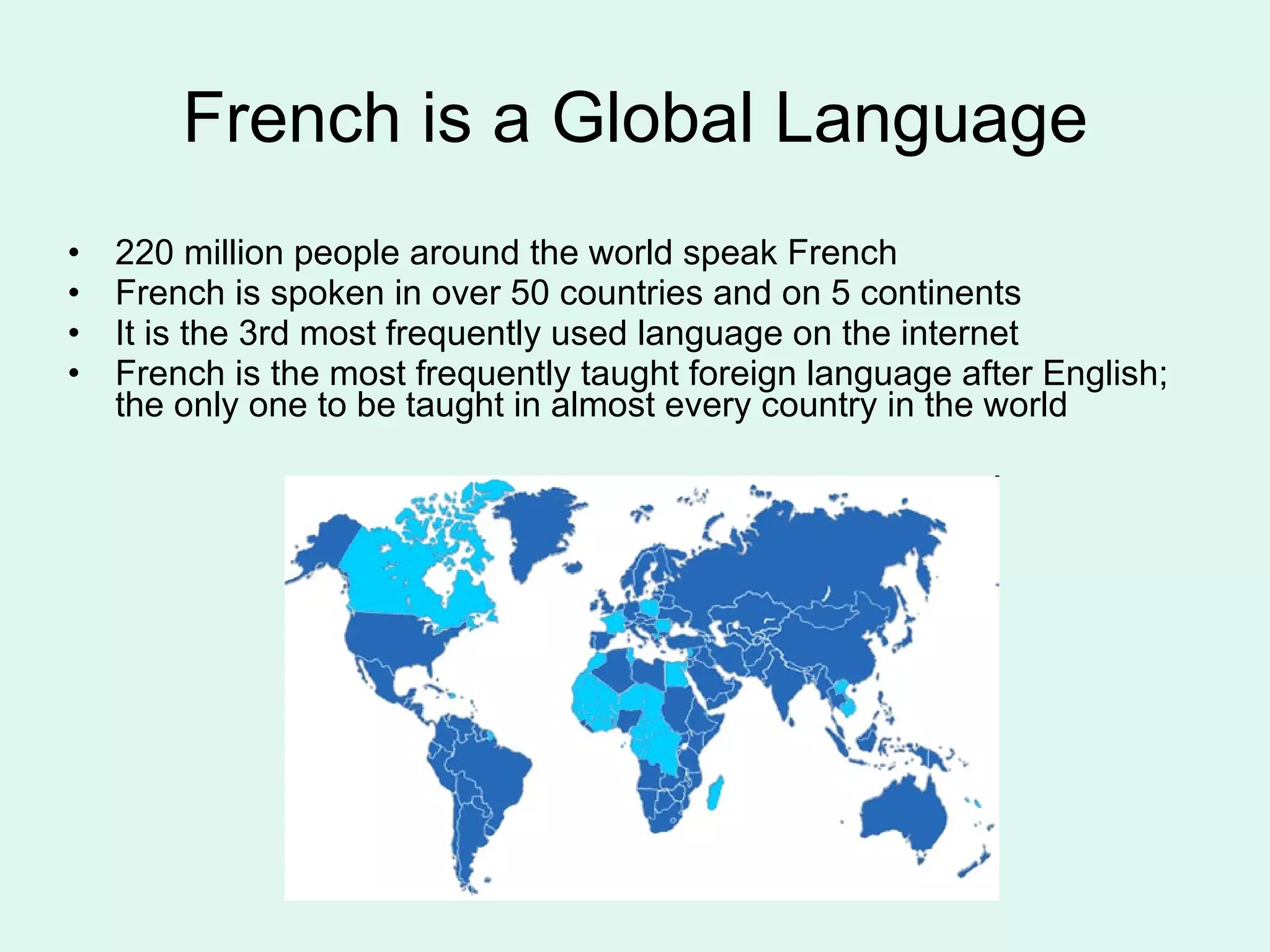 Why Learn French | PPT